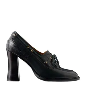 Bally Saule Croc-effect Leather Pumps