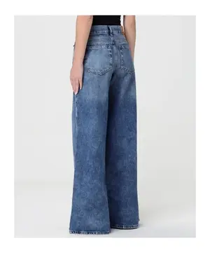 DIESEL® Belt Loop Wide Leg Jeans - Blue