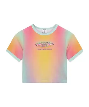 Casablanca Printed Cropped T-shirt