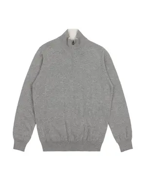 FERRAGAMO Semi-zipper Knit Sweater - No