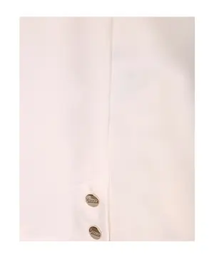 Herno Sleeveless V-neck Top With Silver-tone Hardware - Pink
