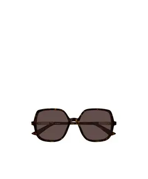 Chloé Eyewear Square Frame Sunglasses - Brown