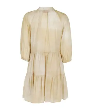 ERMANNO FIRENZE 3/4 Sleeve Dress - Nude