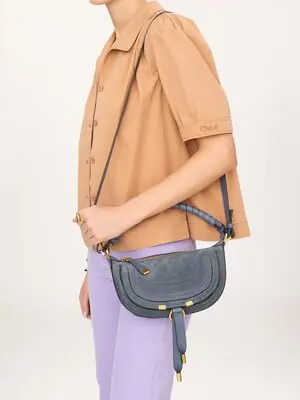 Chloé Marcie Mini Saddle Shoulder Bag