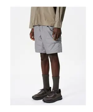 GOLDWIN Rip-stop Belted Shorts - Sleet Gray