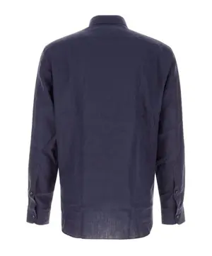 Zegna Long Sleeve Shirt - Blue