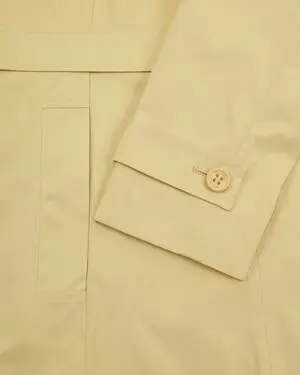Max Mara Belted Trench Coat - Yellow