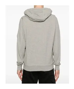 C.P. COMPANY Zip-up Hooded Sweatshirt With Lens Detail