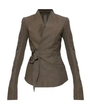 Rick Owens Tie Detailed Jackets For Women