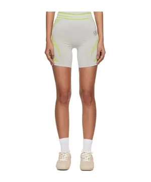 Casablanca Seamless Logo Detail Stretch Shorts - Gray-green