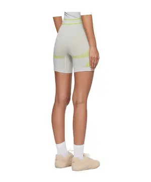 Casablanca Seamless Logo Detail Stretch Shorts - Gray-green