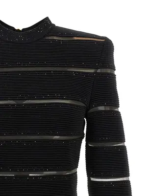 Balmain Shimmering Sequinned Mini Dress