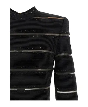 Balmain Shimmering Sequinned Mini Dress - No