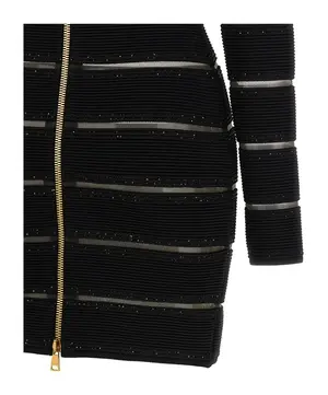 Balmain Shimmering Sequinned Mini Dress - No