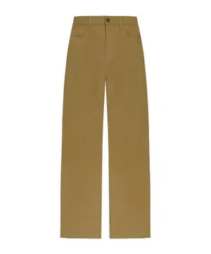 RÓHE Wide-leg Five-pocket Trousers - Green