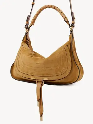 Chloé Marcie Small Suede Shoulder Bag - Brown