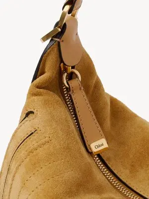 Chloé Marcie Small Suede Shoulder Bag - Brown