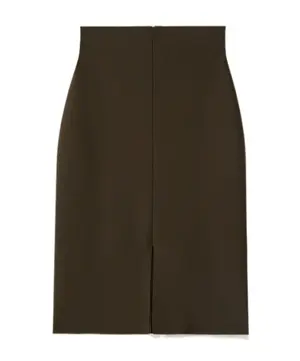 JOSEPH Safir Back-zip Midi Skirt - Palm Leaf