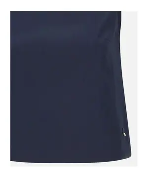 Herno Sleeveless Boat Neck Top With Bow Detail - Blue