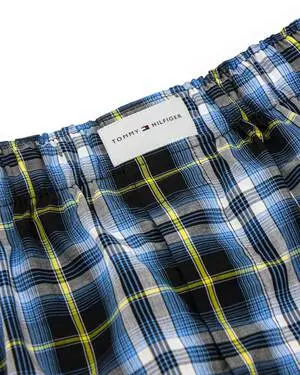 Tommy Hilfiger Plaid Boxer Shorts - Blue