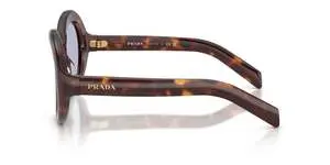 Prada Oversized Round Frame Sunglasses - Gray
