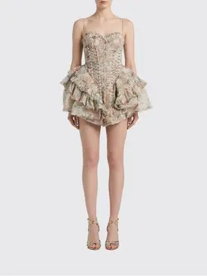 Zimmermann Rebellion Floral Corset Mini Dress