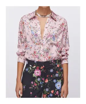 Liu Jo Floral Print Long Sleeve Shirt
