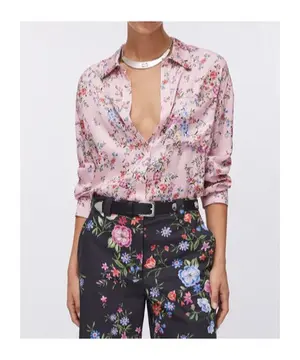 Liu Jo Floral Print Long Sleeve Shirt