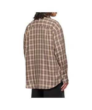 WOOYOUNGMI Plaid Long-sleeved Shirt
