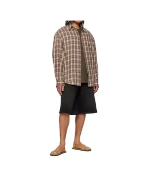 WOOYOUNGMI Plaid Long-sleeved Shirt