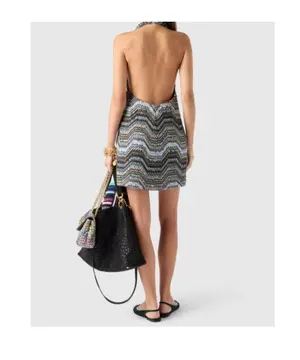 Missoni Sequin Zigzag Knit Mini Dress