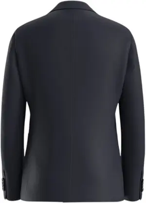 Hugo Boss Long-sleeved Suit Jacket With Classic Collar