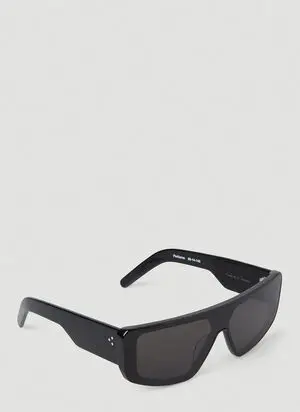 Rick Owens Performa Flat Top Sunglasses - Black