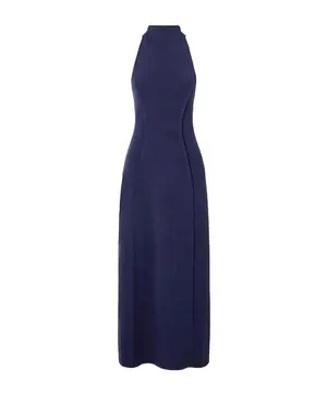 Cult Gaia Keller Stretch-knit Turtleneck Midi Dress - Blue