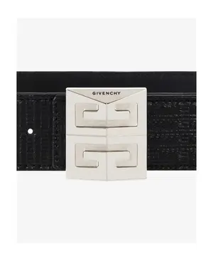 Givenchy 4g Plaque Reversible Belt