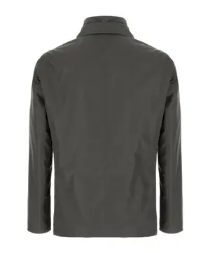 Herno Three-button Jacket With Invisible Zipper - Black