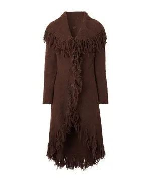 Cult Gaia Victoria Duster Fringed Cardigan