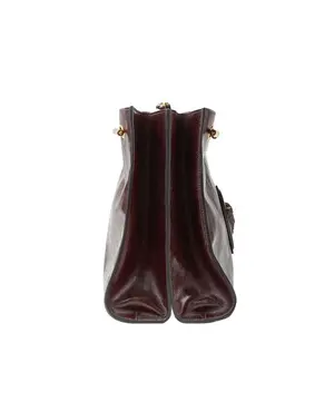 Versace Cabine Shoulder Bag With Chain Top Handle - Brown