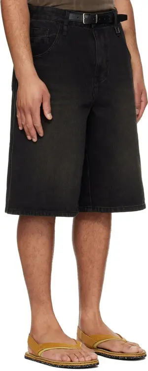 WOOYOUNGMI Drawstring Denim Shorts