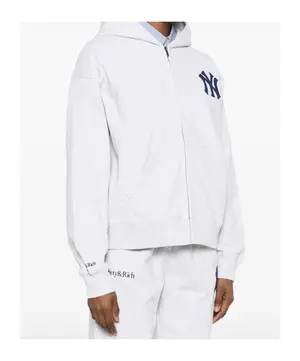 SPORTY  RICH Sporty & Rich Heritage Yankee Zip Hoodie