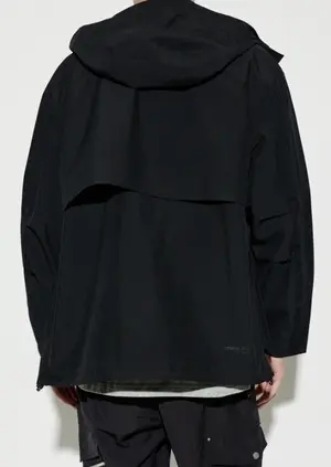 Moose Knuckles Hooded Utility Jacket - Black
