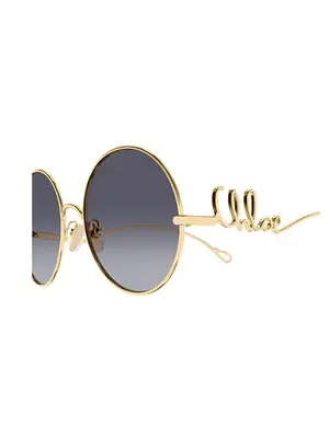 Chloé Eyewear Round Frame Sunglasses - Gray