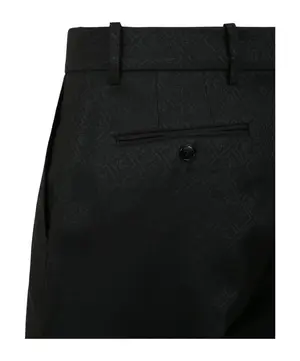 Casablanca Monogram Straight-leg Tailored Trousers