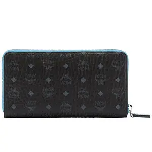Mcm Long Zipper Wallet - Black