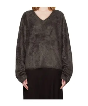 LISA YANG Brushed Cashmere Jumper - Black