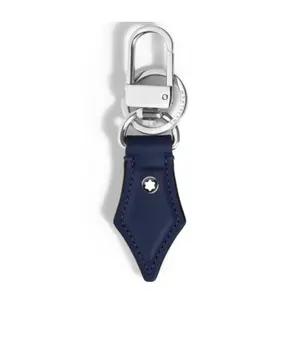 Montblanc Meisterstück Leather Nib Key Holder - Ink Blue