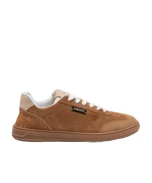 Versace Greca Lace-up Sneakers - Brown
