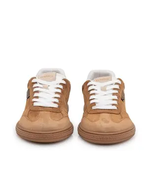 Versace Greca Lace-up Sneakers - Brown