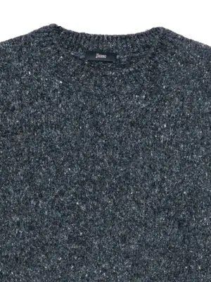 Herno Crew-neck Long-sleeve Sweater - Black