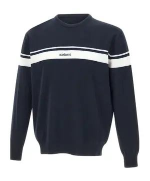 Iceberg Ribbed Knitwear For Men